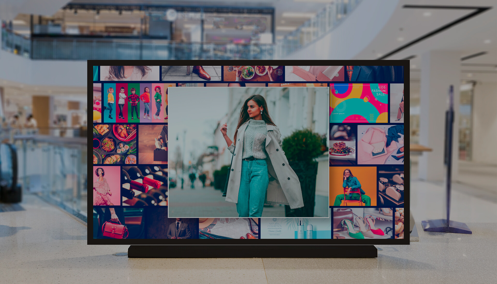 商業施設用インタラクティブサイネージ「CONBO®」｜TOPPAN NEWNORMAL